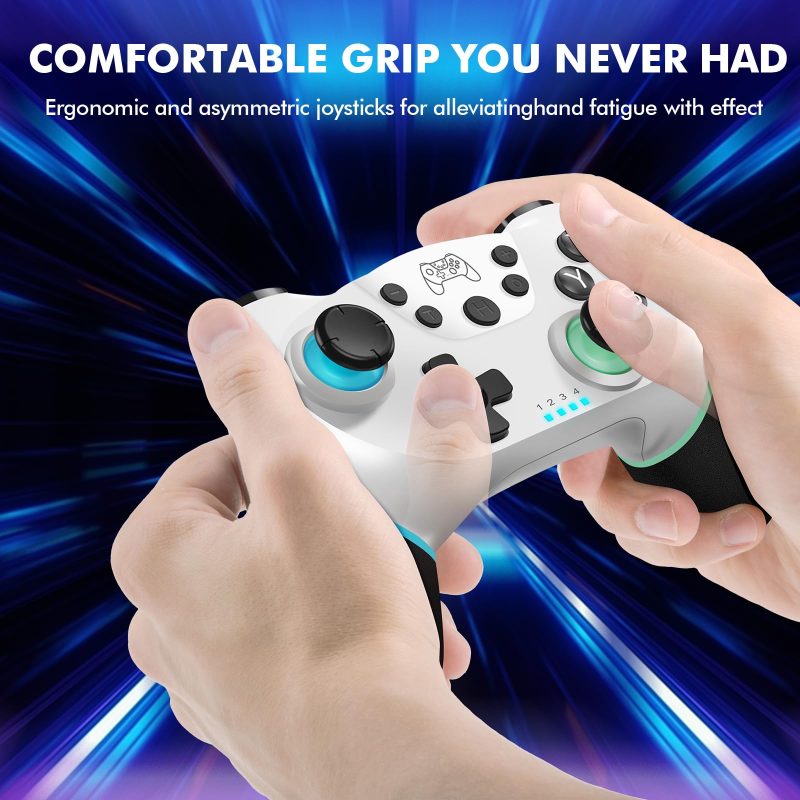 Snapklik.com : Zakgbxbig Controller For Switch, Wireless Pro Controller ...