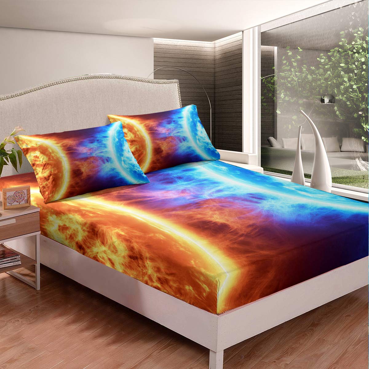 Fire Flame Sheet Set Modern Electric Fires Kedleston Heating