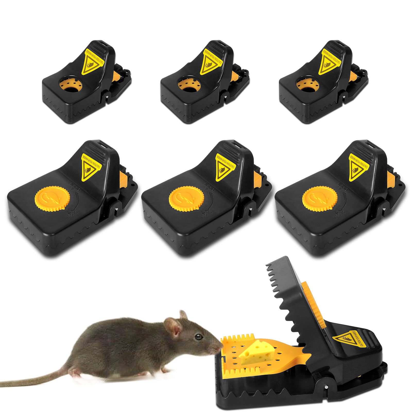 Buy GEHUAY716258 Pack of 6 Professional Mouse Traps - Improved Faux ...
