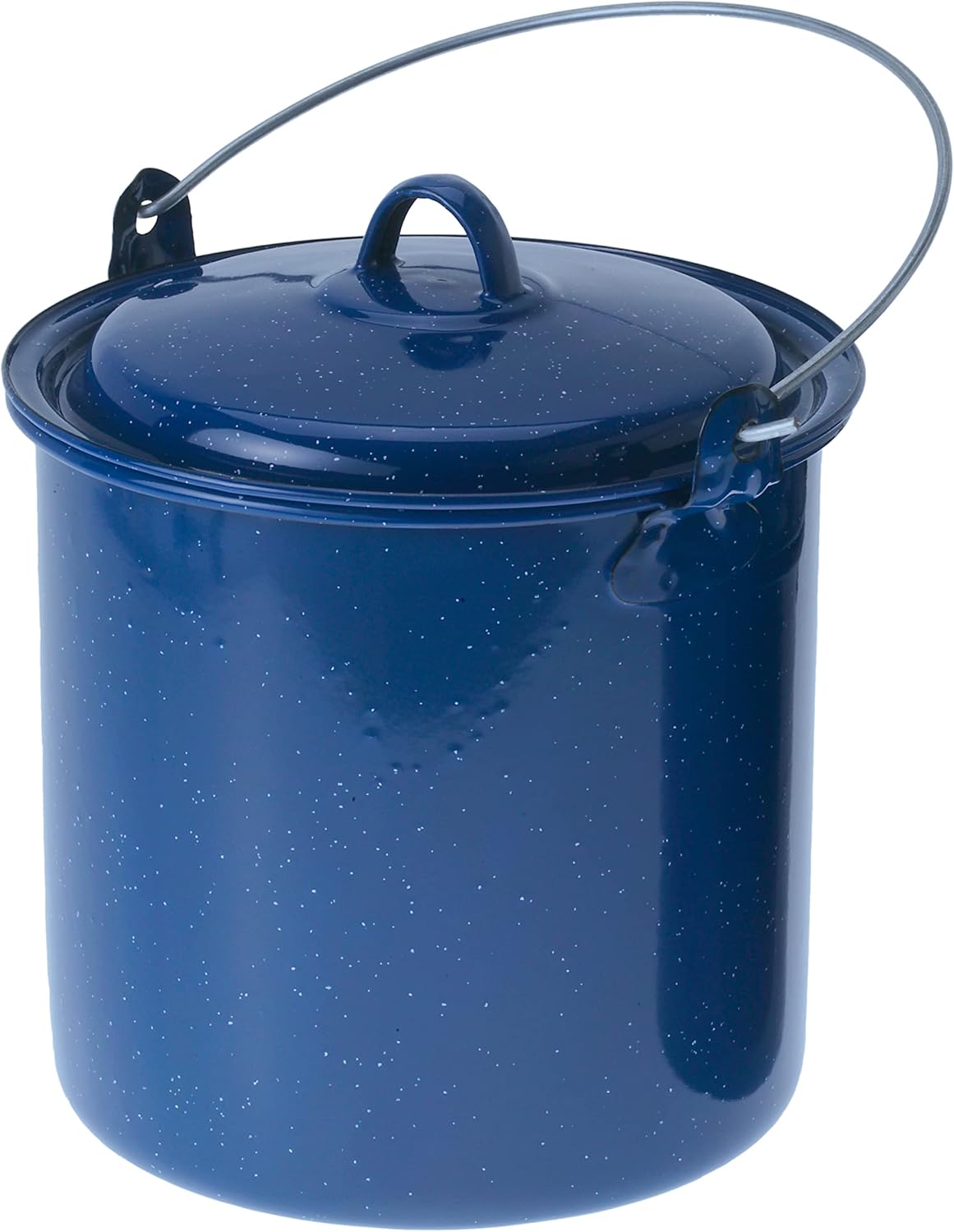 GSI Outdoors 3.75 qt Straight Pot w/Lid & Handle - Enamelware for ...