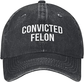 Convicted Felon Trump Guilty Trump Mugshot Prison Hat Classic Cap ...