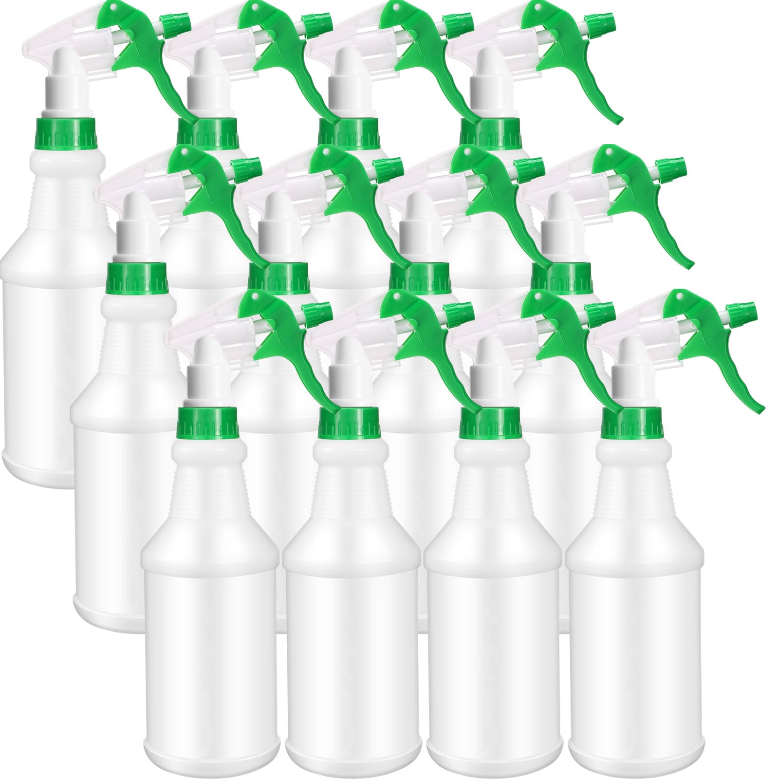 Amazon.com: Eccliy 12 Pcs 16 Oz Plastic Spray Bottle, Adjustable Empty ...