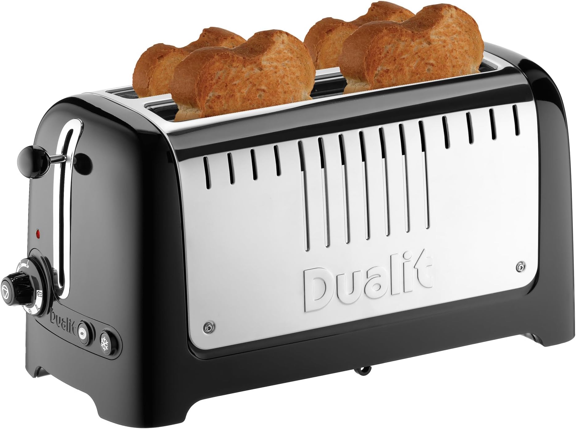 Dualit DLT4Pa 2 Slot Long Lite Toaster-Black, 2000 W : Amazon.co.uk ...