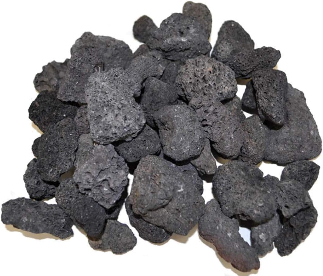 Amazon.com: HPC Fire Lava Rock (657), 1/2 Cubic Foot Bag : Patio, Lawn ...