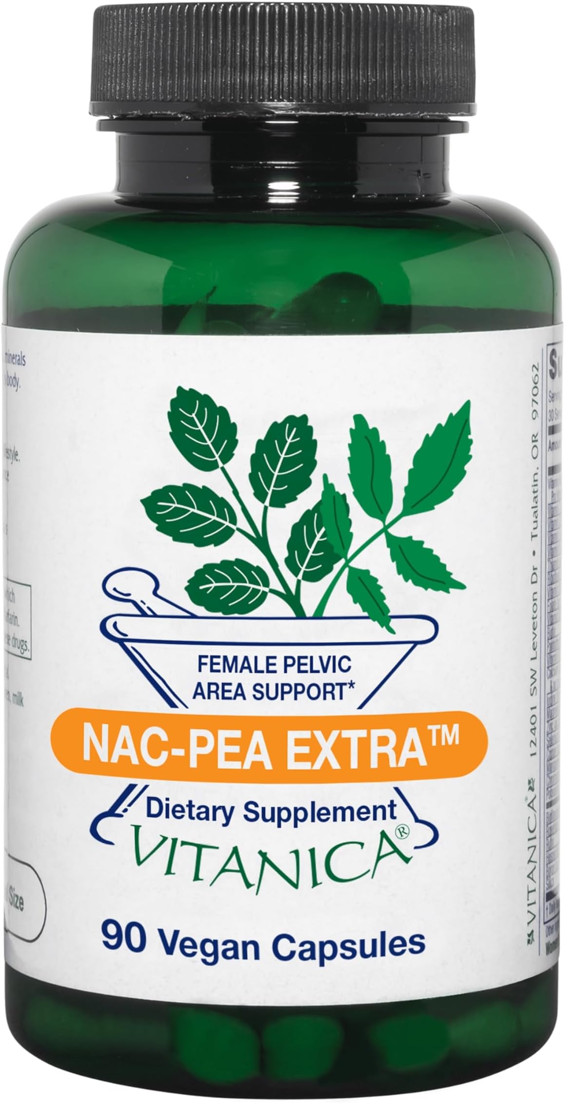 Amazon.com: Vitanica NAC-Pea Extra - Pelvic Tissue & Antioxidant ...