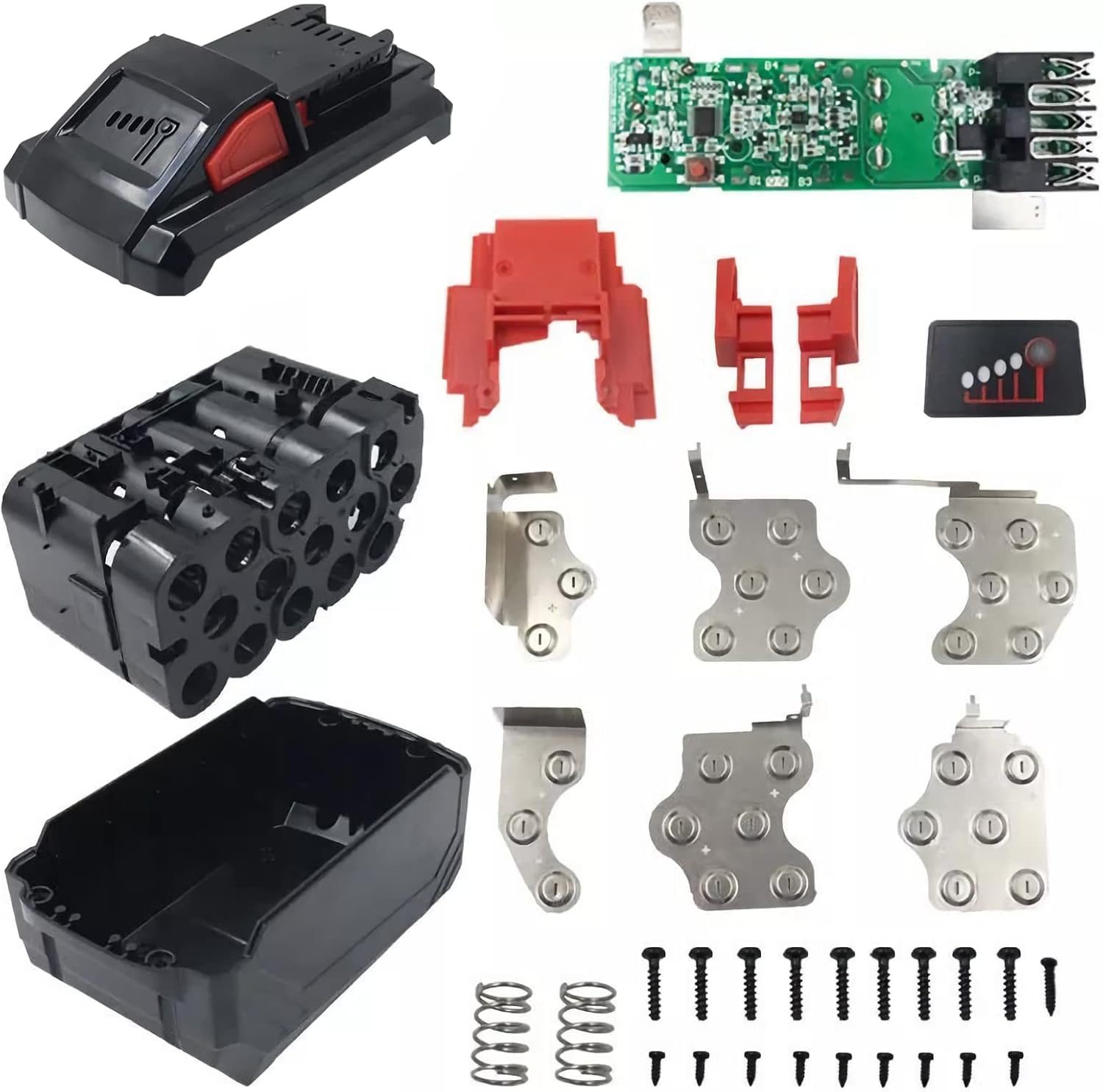 15 * 21700 Lithium-ion Battery Plastic Shell Replacement Repair ...