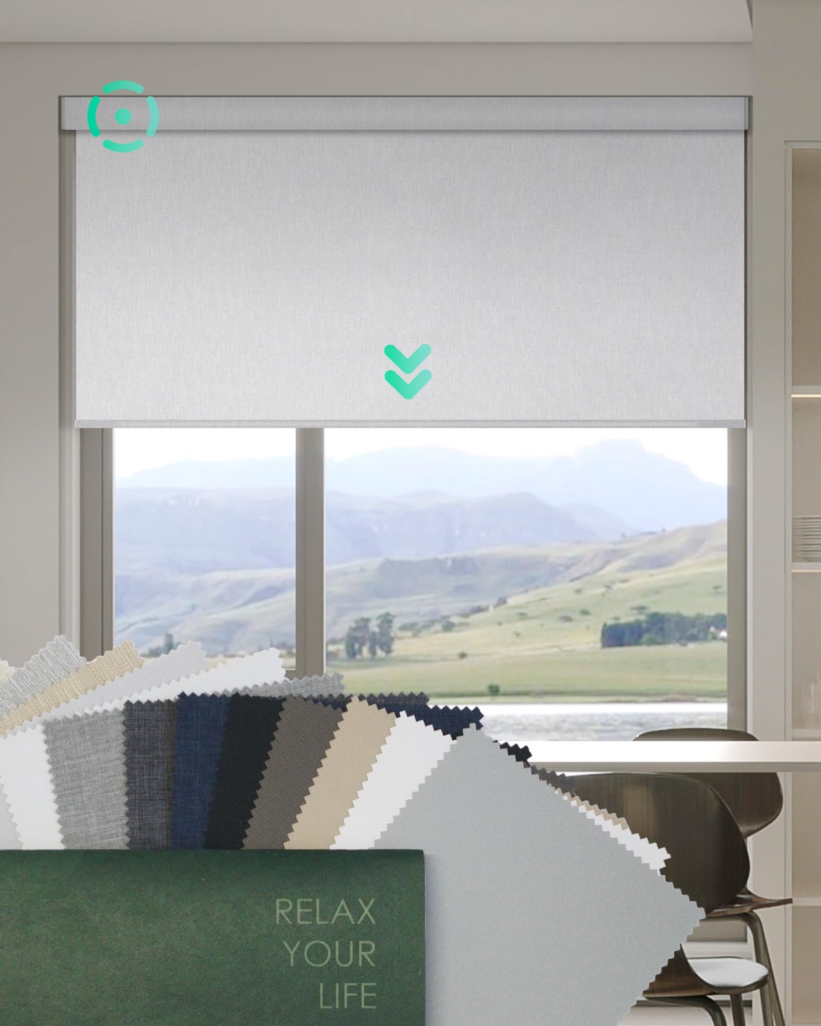 Amazon.com: Yoolax Motorized Blinds with Remote, Blackout Smart Blinds ...