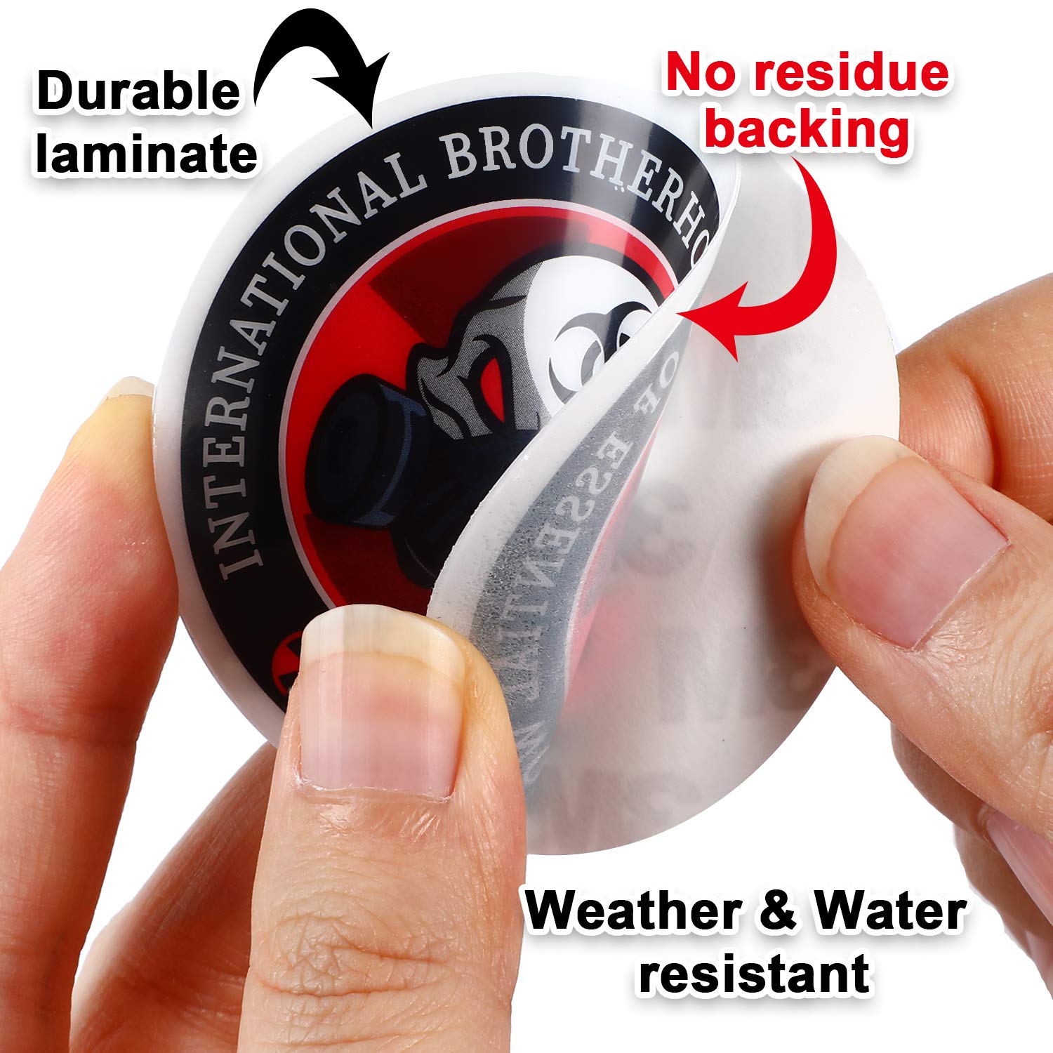 20 Pieces Essential Worker Hard Hat Sticker Pack, 2.4 Inch Nuclear ...