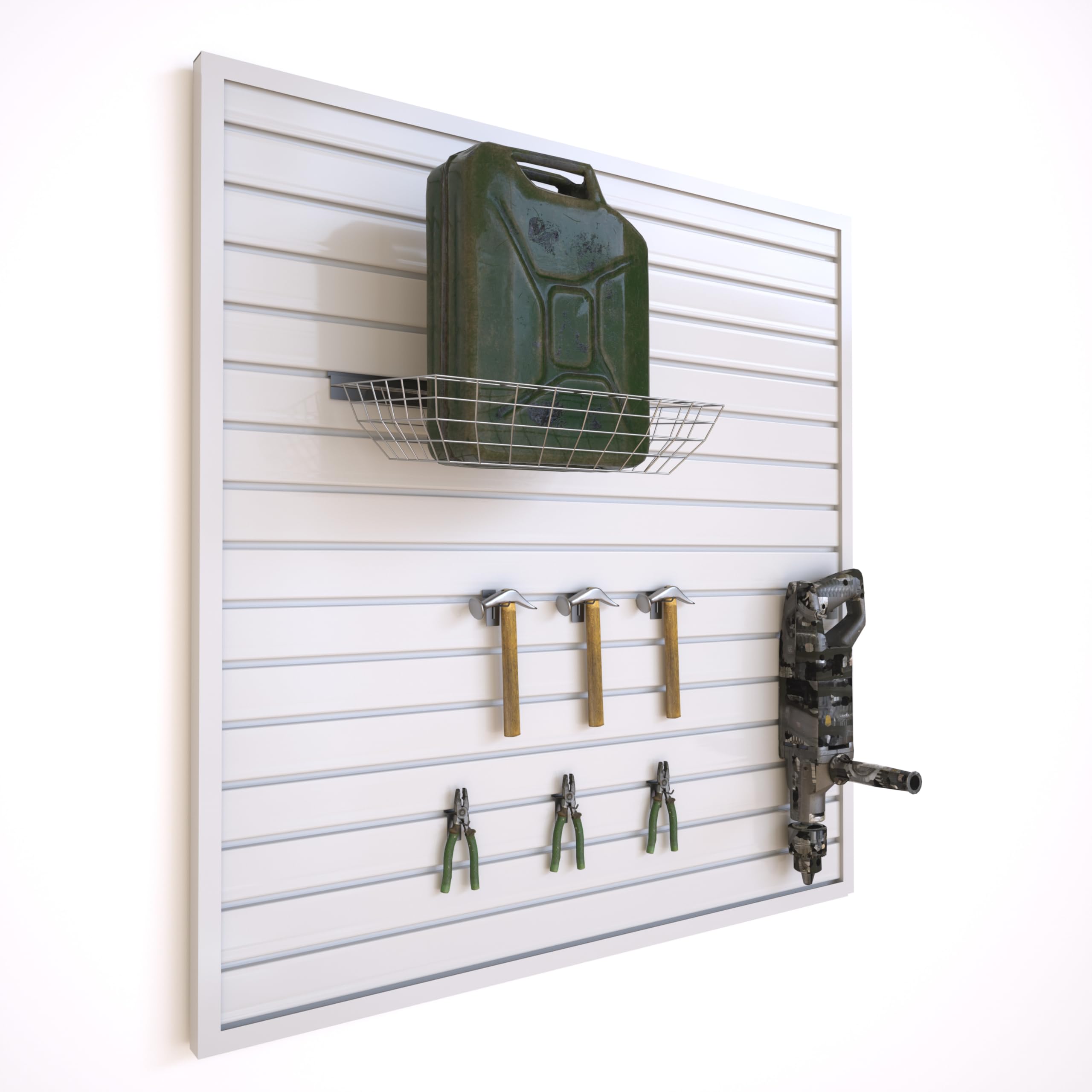 Snapklik.com : NeatiEase Slatwall Panel Wall Storage Systems, 4 X 4ft ...