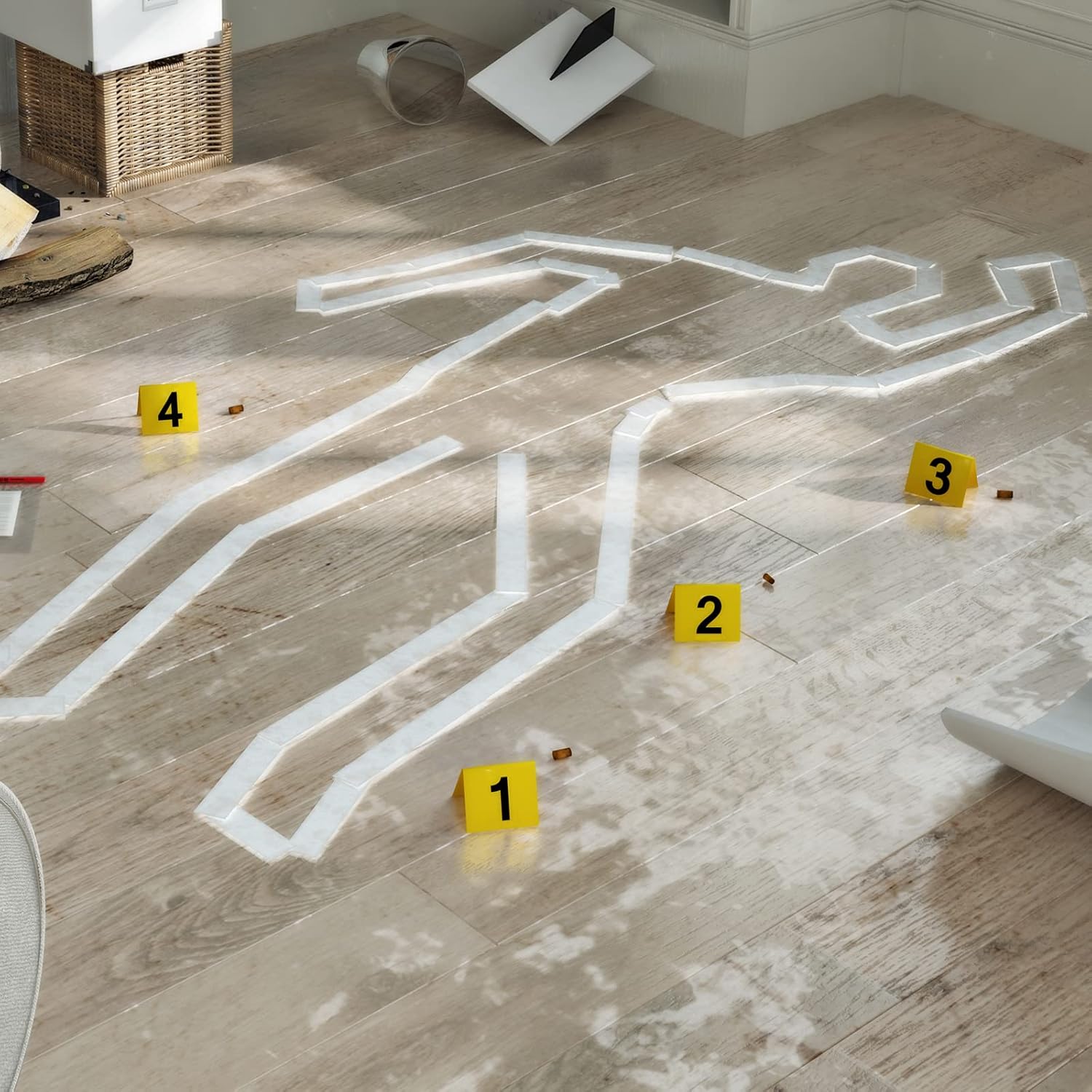 Buy 30 Pack Evidence Markers Crime Scene Markers Tents Evidence Number ...