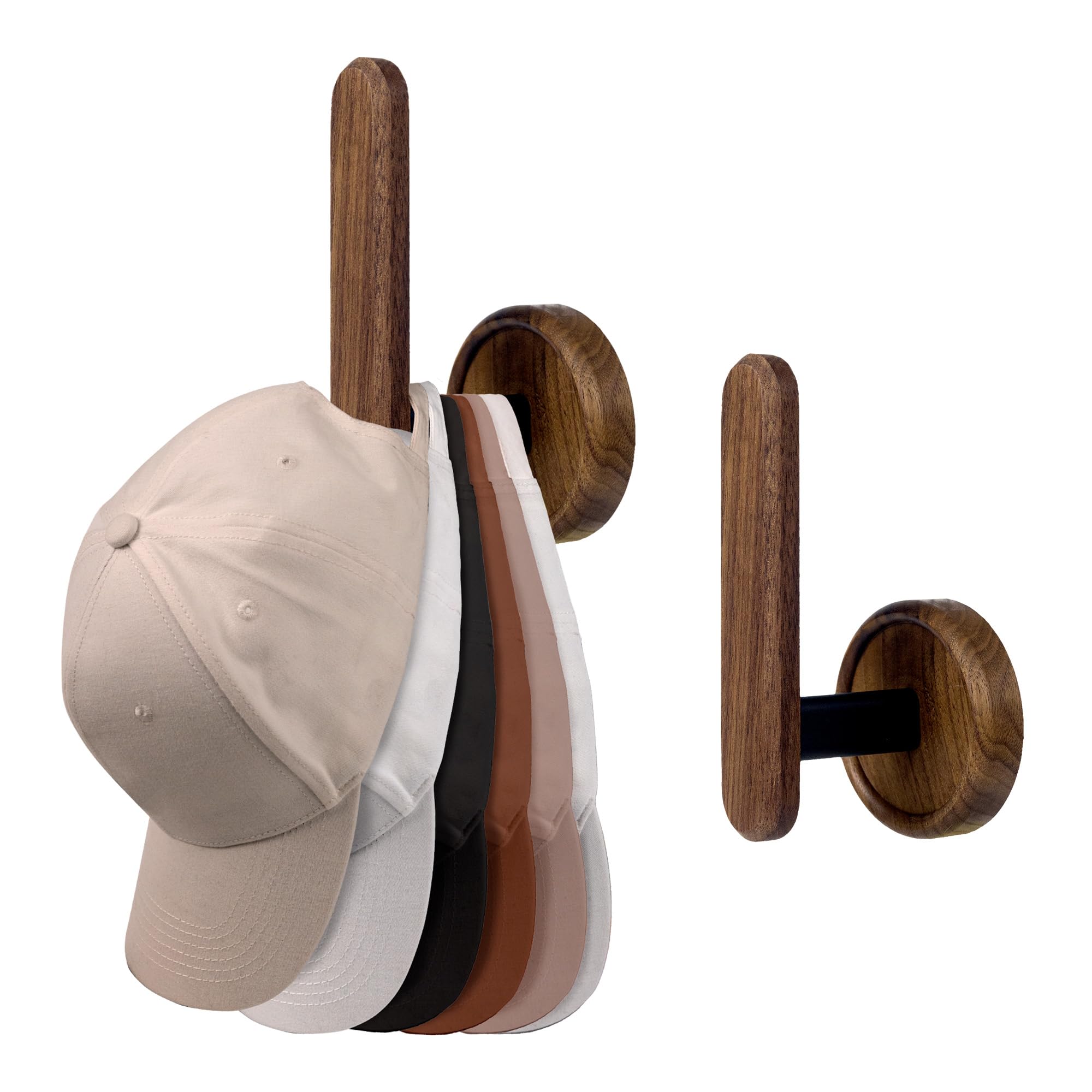 Amazon.com: Hat Rack for Wall Hat Organizer for Baseball Caps Strong ...