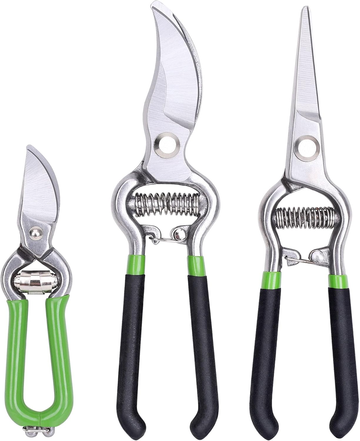 Amazon.com : TOPLINE 3-PC Garden Shears Set, Included 8", 5.5" Bypass ...