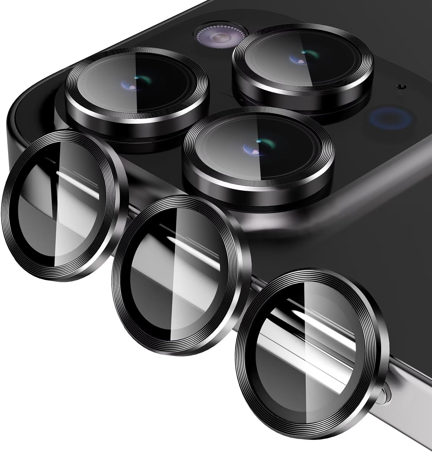 Amazon.com: JETech Camera Lens Protector for iPhone 15 Pro 6.1-Inch and ...