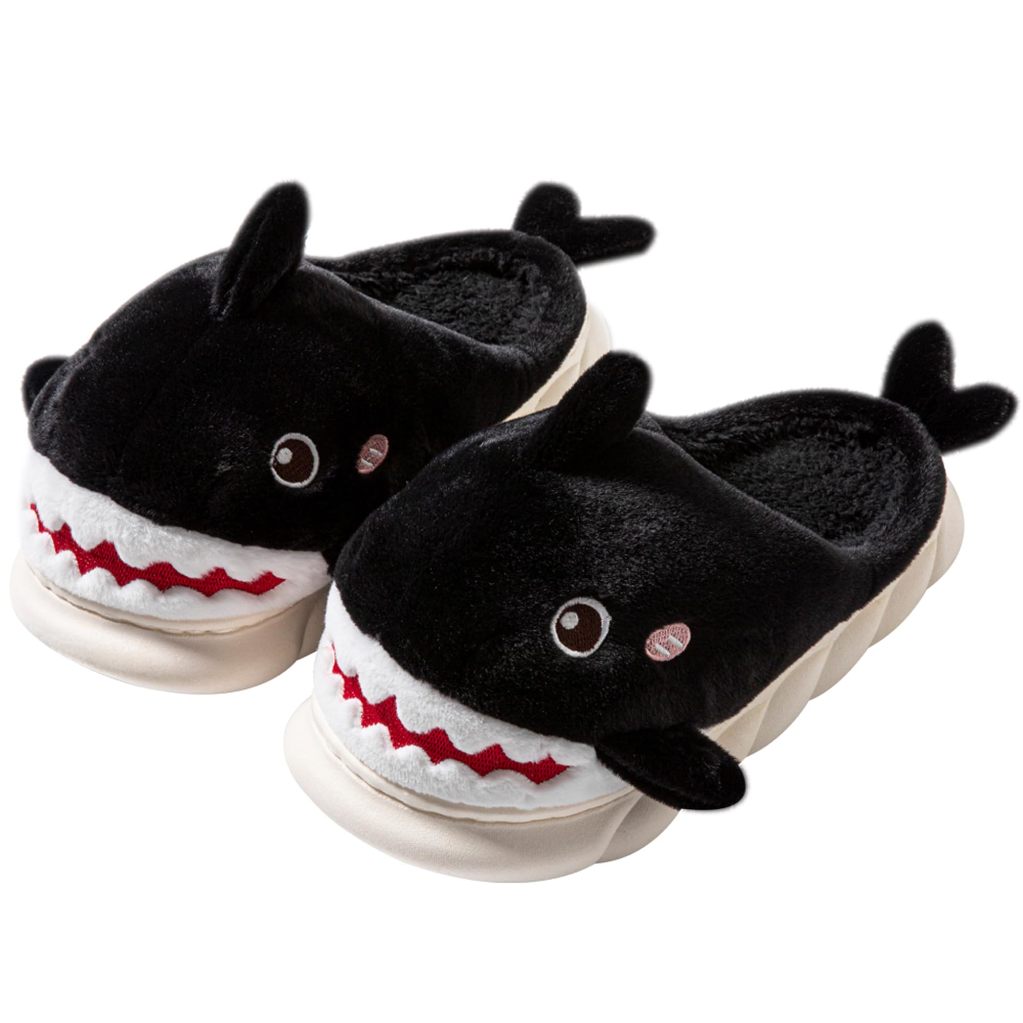 Amazon.com | YILANLAN Women Men Slippes Cute Animal Shark Slippers ...