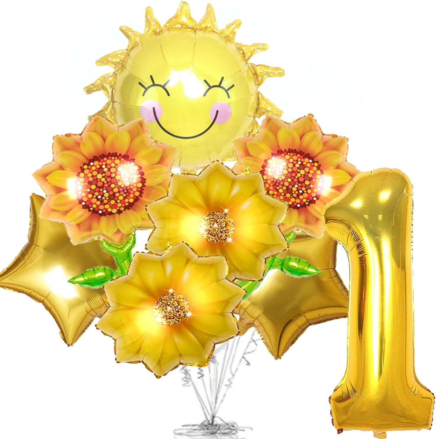 Amazon.com: Sunflower Party Decorations Sunflower Birthday Decor Set ...