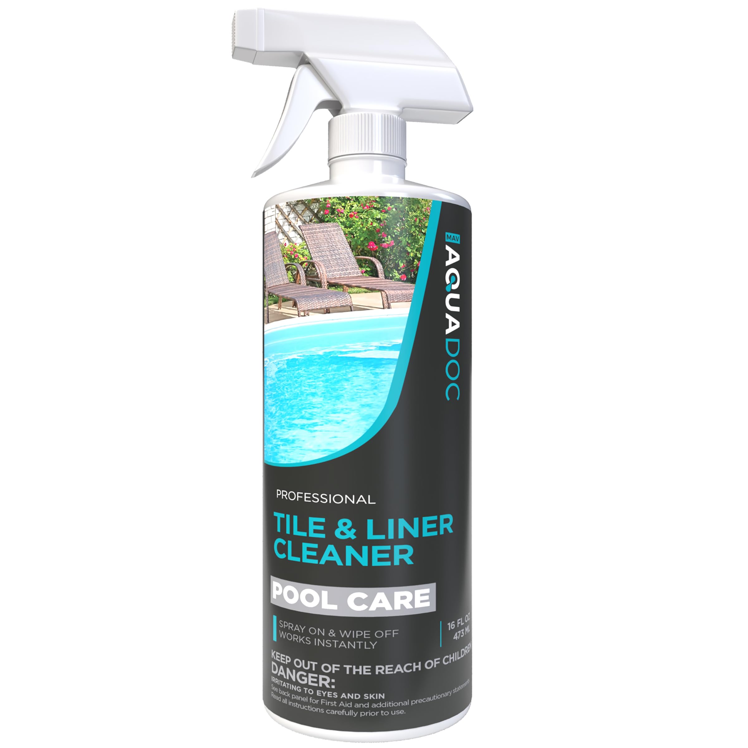 Buy Pool Tile Cleaner for Calcium Buildup & Pool Stain Remover - Heavy ...