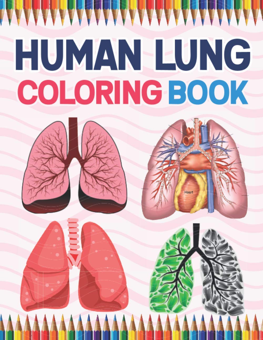 Buy Human Lung Coloring Book: Human Lung and Human Anatomy Learning ...