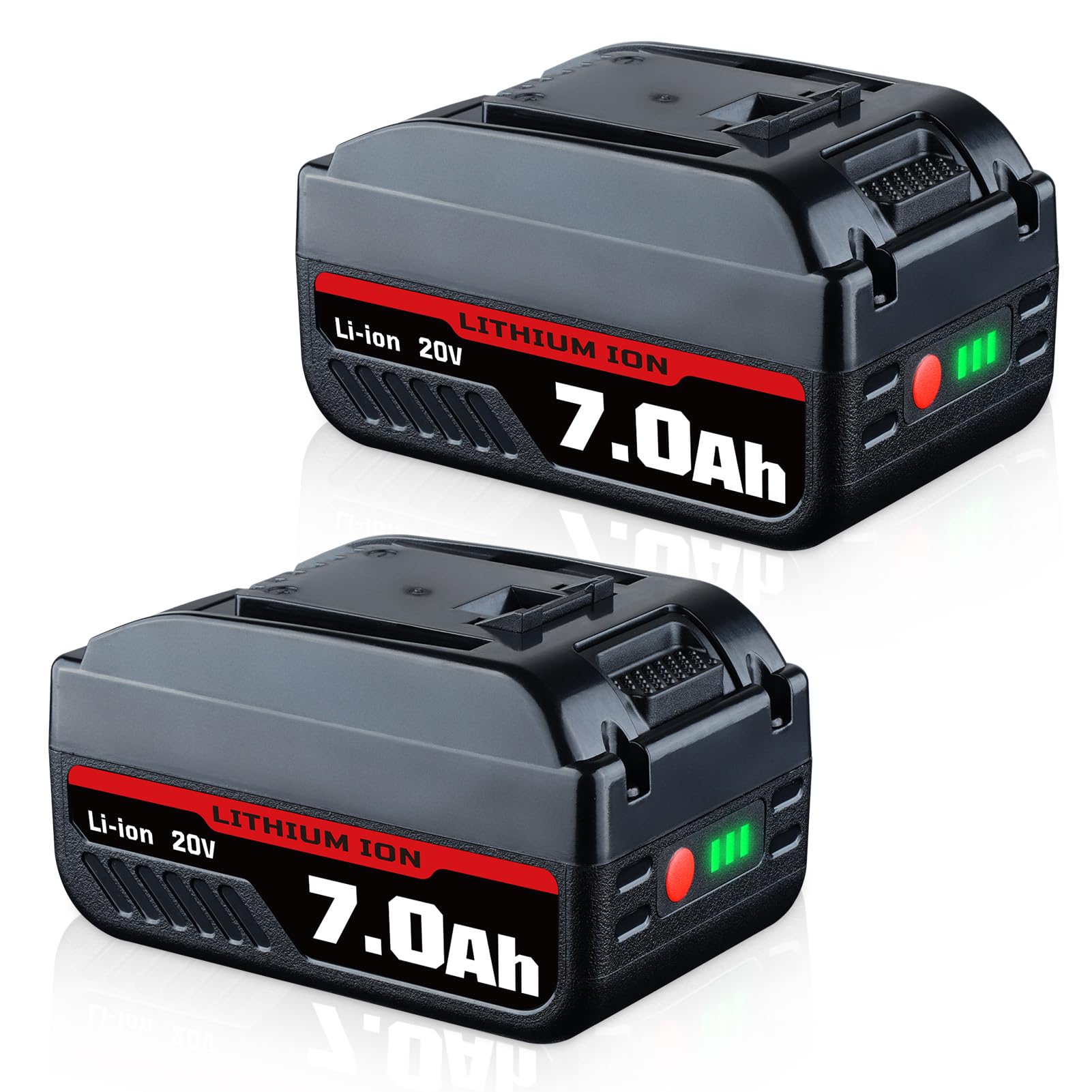 Amazon.com: VANTTECH 7.0Ah WA3520 20V Battery Replacement for Worx 20 ...