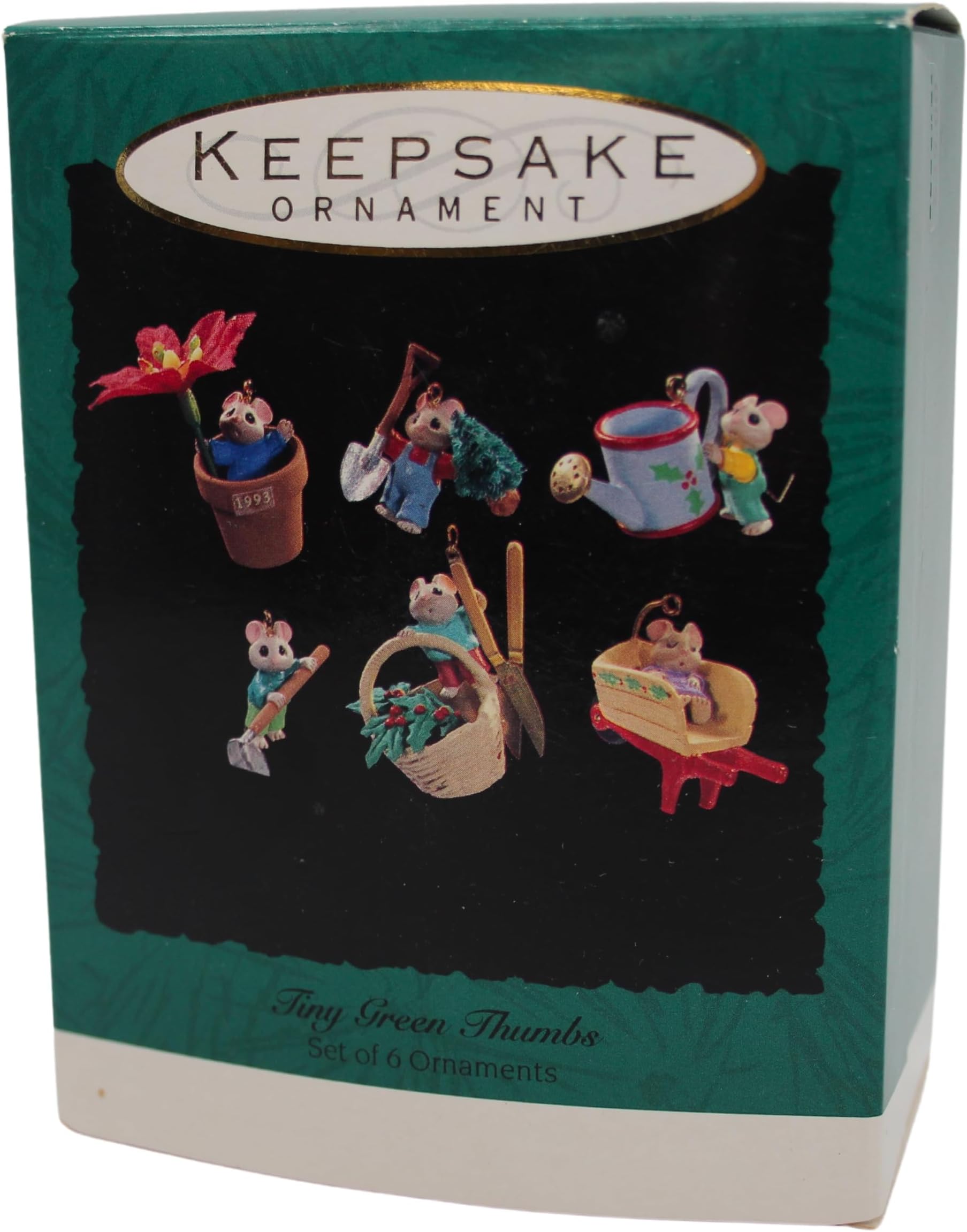 Amazon.com: Hallmark 1993 Tiny Green Thumbs Six Tiny Mice Collection ...