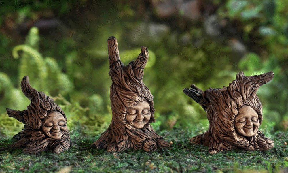 Miniature Fairy Garden Tree Sprites Set of 3 : Amazon.in: Garden & Outdoors