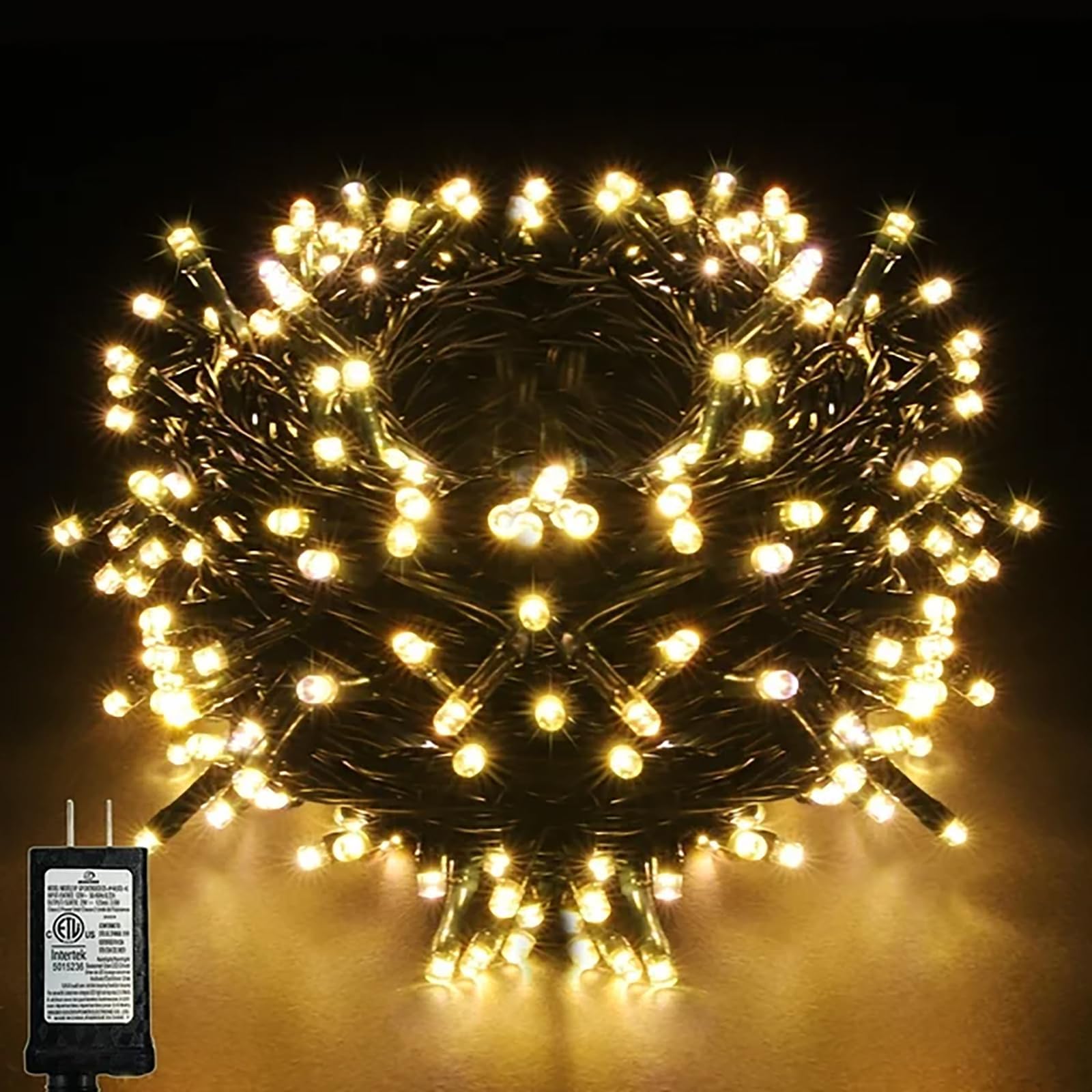 Amazon.com: Lumineo 1000 LED Warm White Christmas Compact Lights Set ...