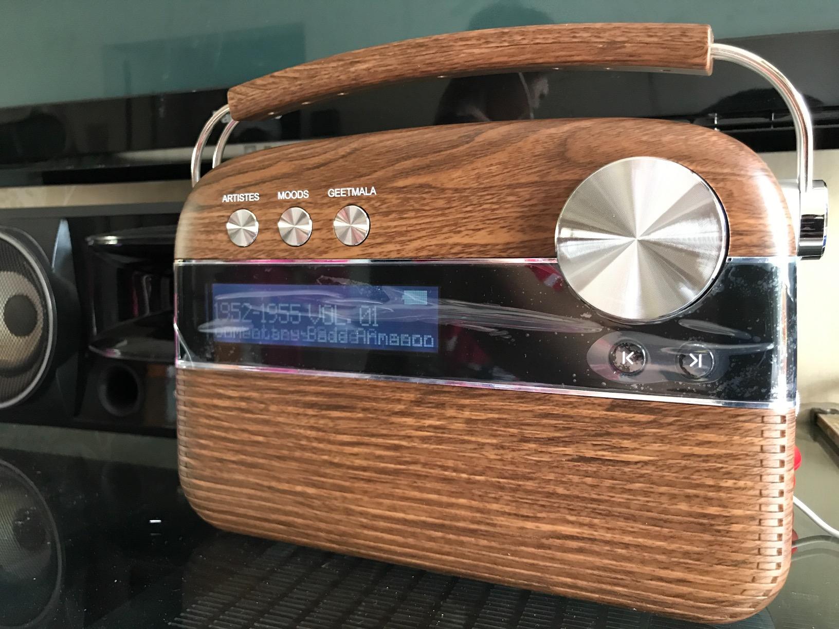 Saregama Carvaan Portable Digital Music Player (Oak Wood Brown ...