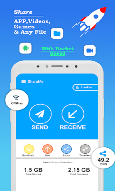 SHAREme : File Transfer, File Sharing - App on Amazon Appstore