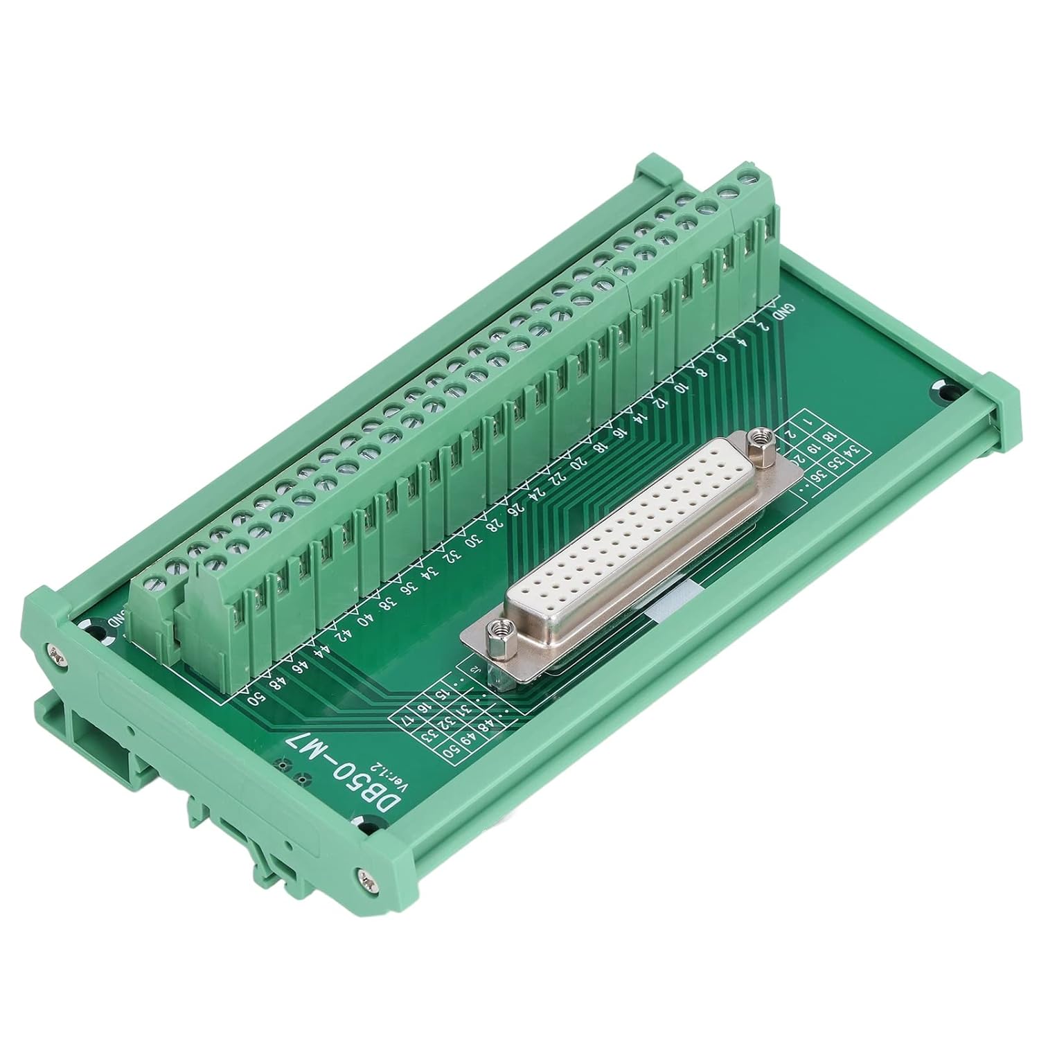 DB50 to Terminal Connector, Compact Signals Breakout Plate DC60V Good ...