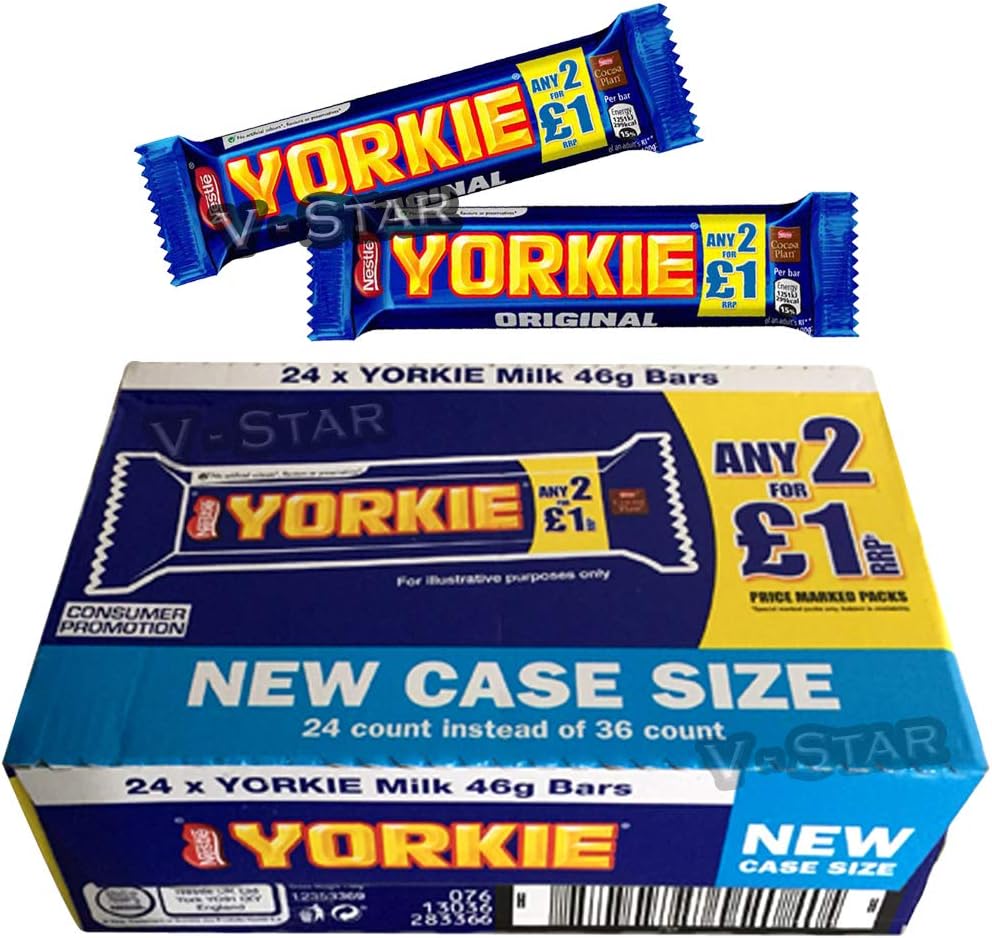 Full Box of Nestle YORKIE Chocolates BAR - 24 Bars Original (Nestle ...