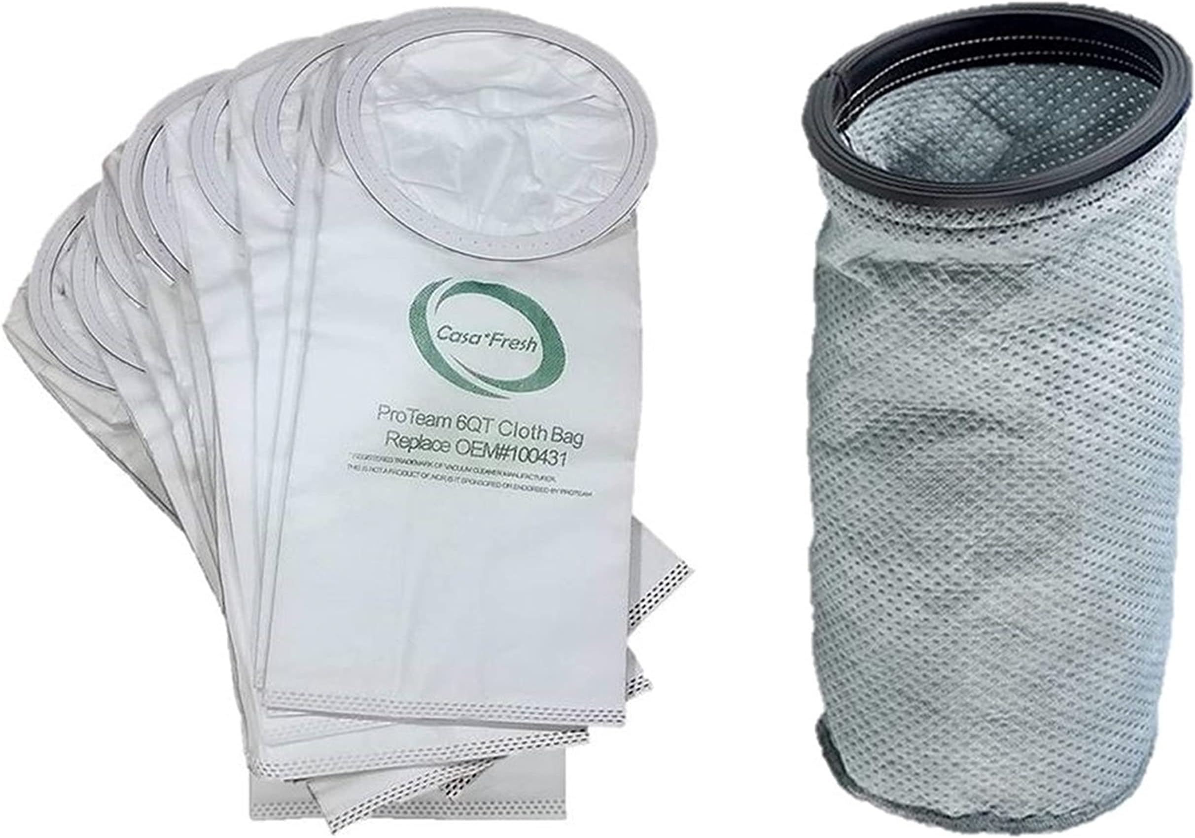 Amazon.com - 6 QT Round HEPA Bag + Filter Kit For Proteam BackPack ...