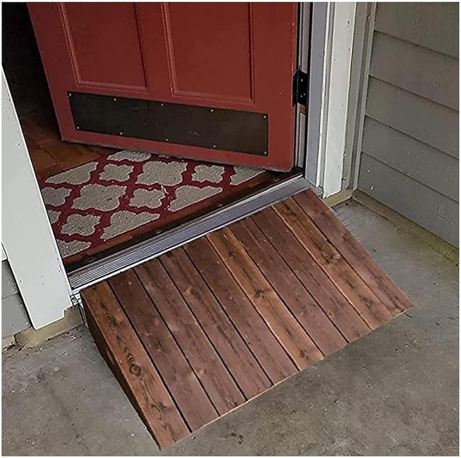 Amazon.com - Wood Threshold Ramp,4” 5” 6” 7” 8” 10” Rise Threshold ...