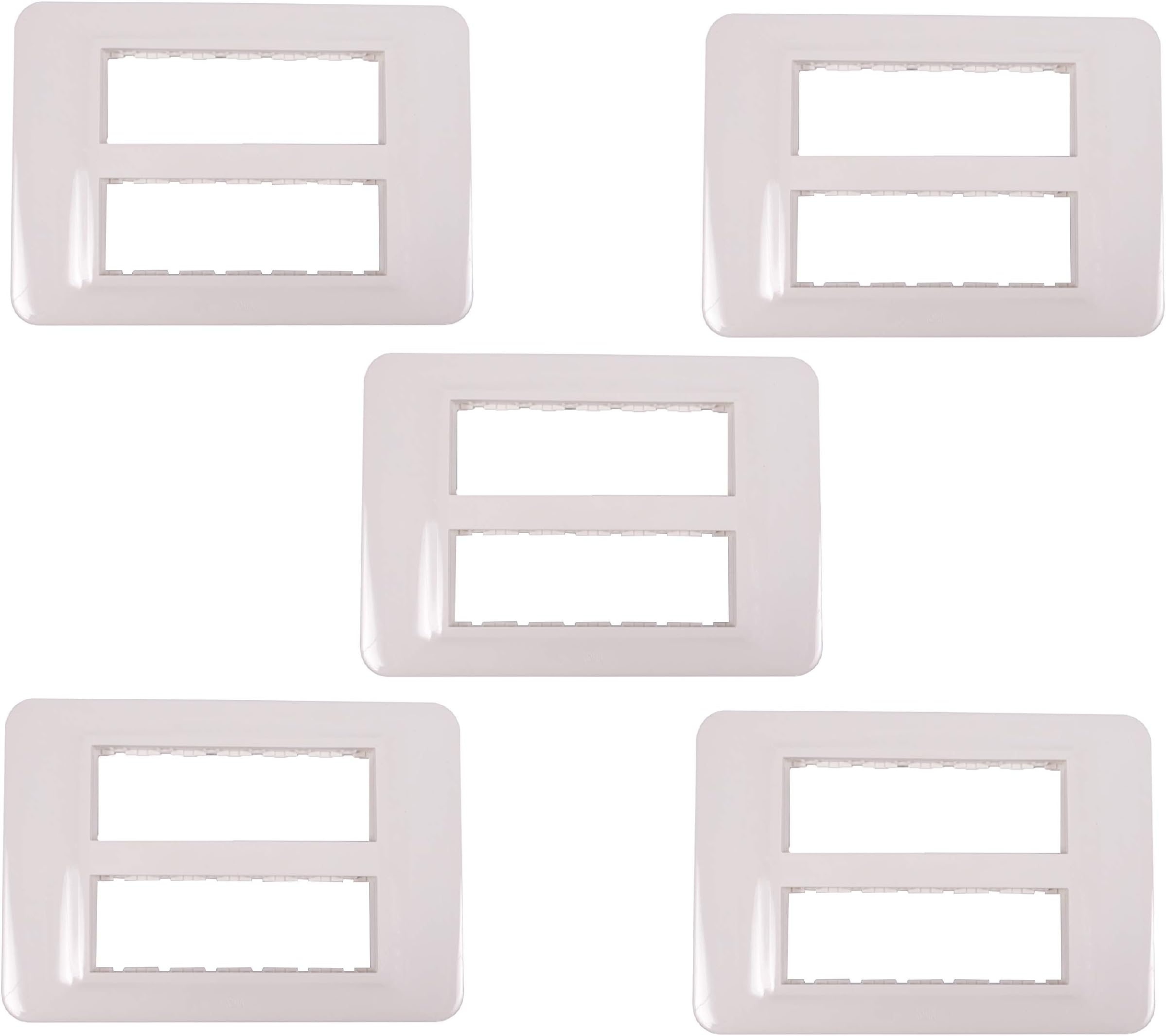 ANCHOR Polycarbonate Rider 12 Module Plate Regency 48212, White ...