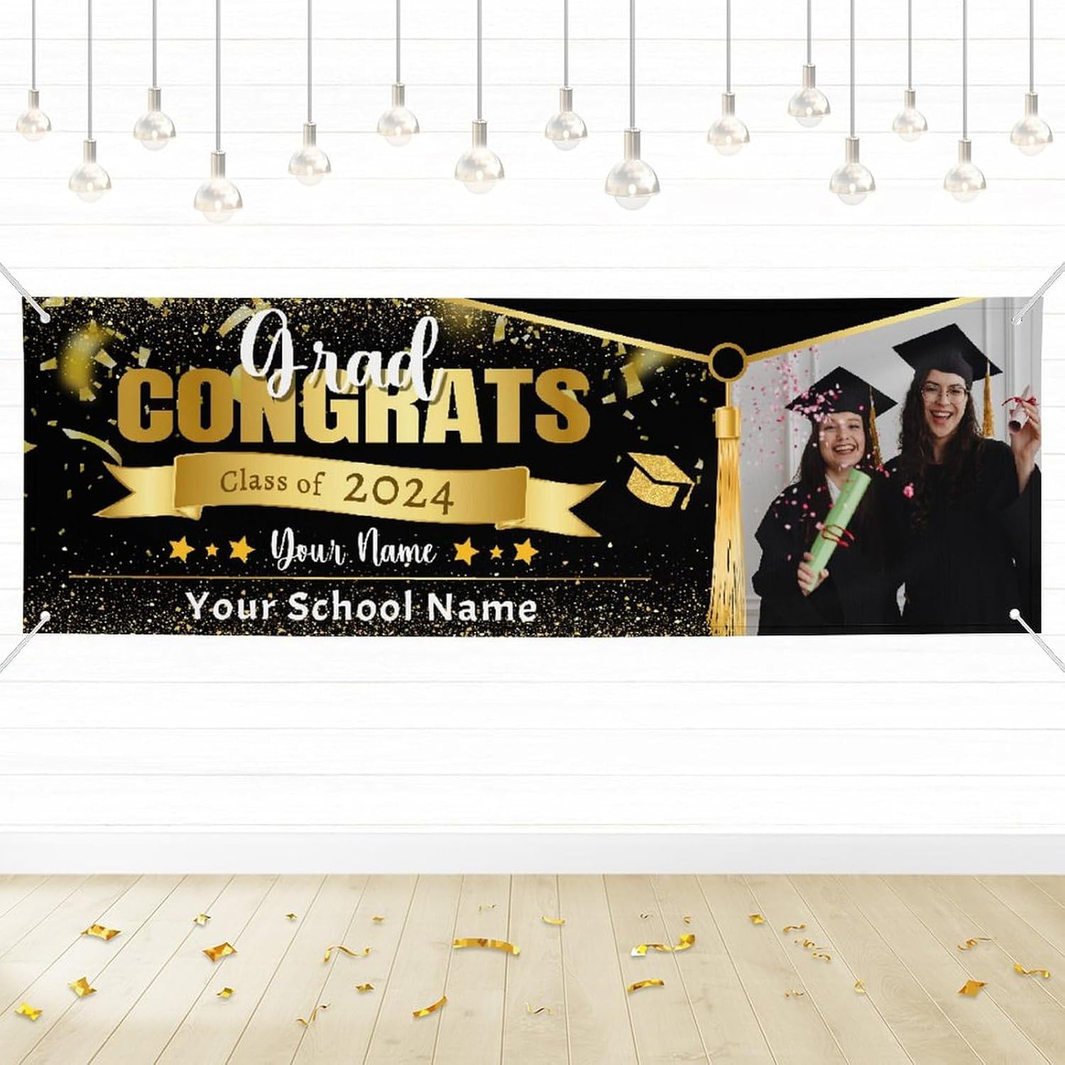 Amazon.com: Congrats Grad Banner - Class of 2025 Graduation Party ...
