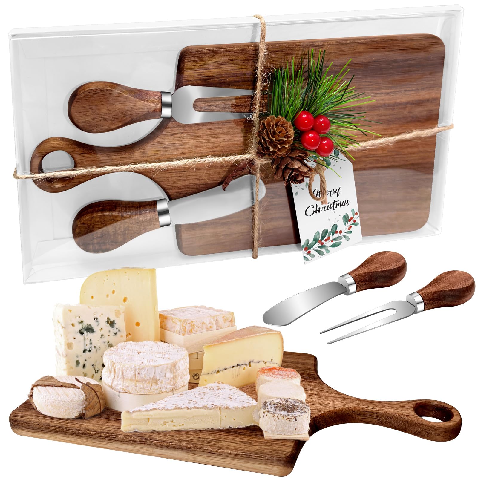 Amazon.com: Gosodeny Christmas Gifts Bridal Shower Favor Acacia Wooden ...