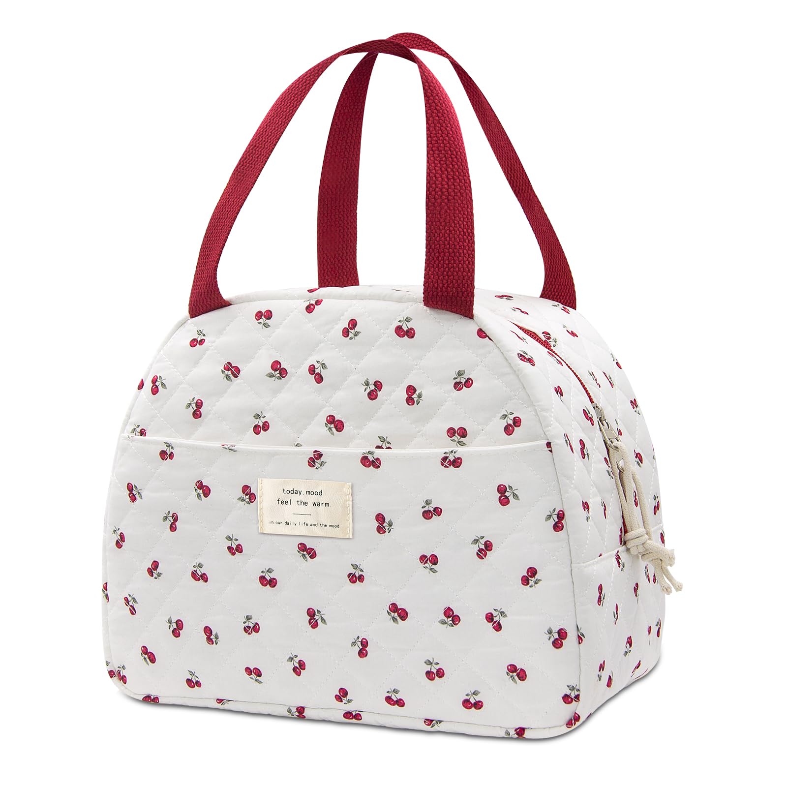 Amazon.com: Lunch Box for Women,Cute Quilted Lunch Tote Bag,Reusable ...