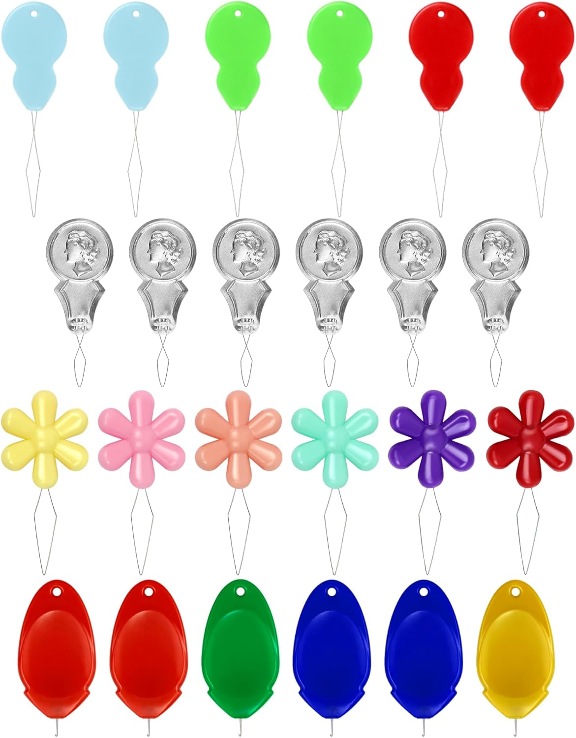 Amazon.com: FIVEIZERO Needle Threaders Kit – 24 PCS Needle Threader for ...