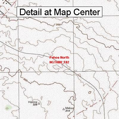 Amazon.com: USGS Topographic Quadrangle Map - Pahoa North, Hawaii ...