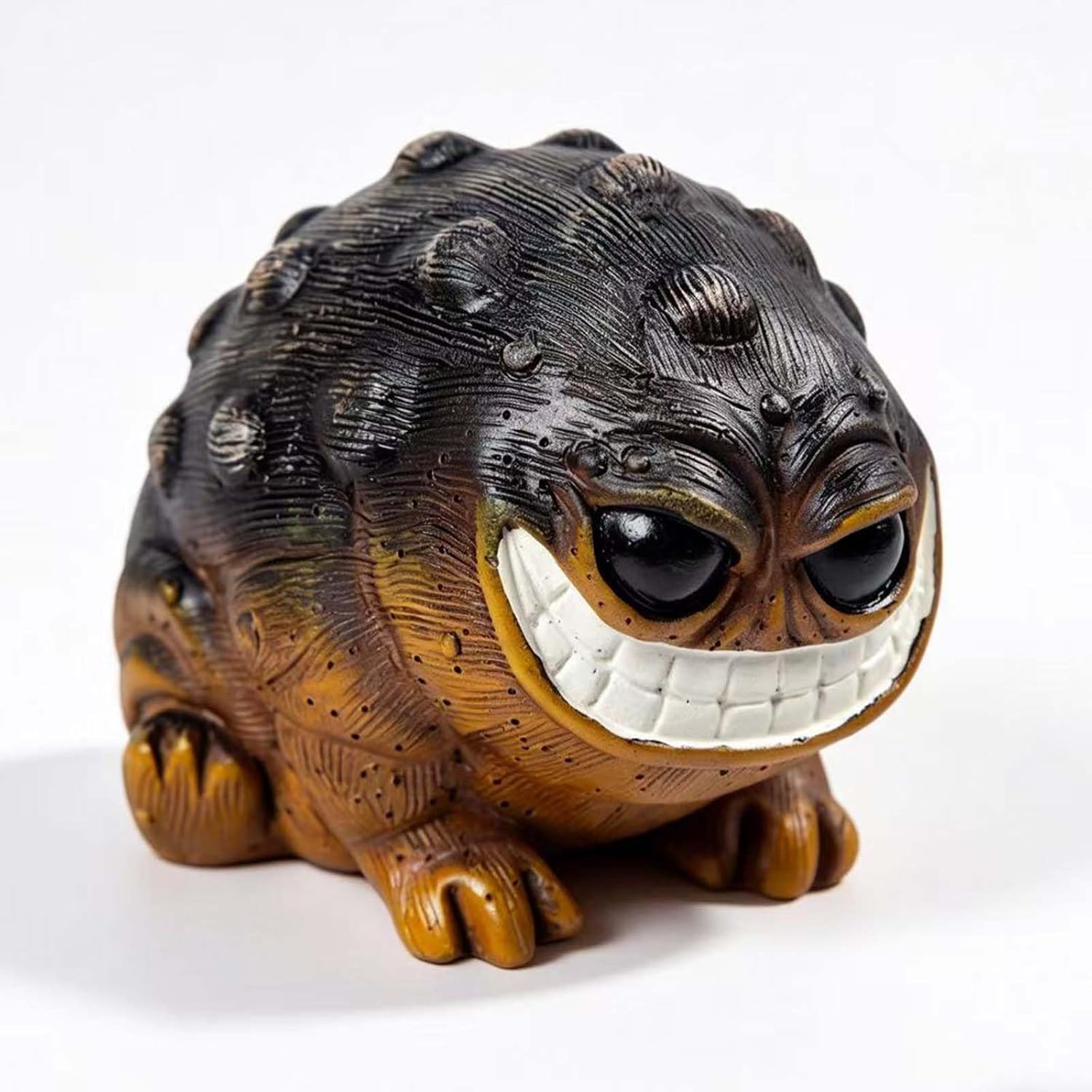 Amazon.com: Daoofukeji Weird Ugly Funny Obese Toad Statue, Resin Weird ...
