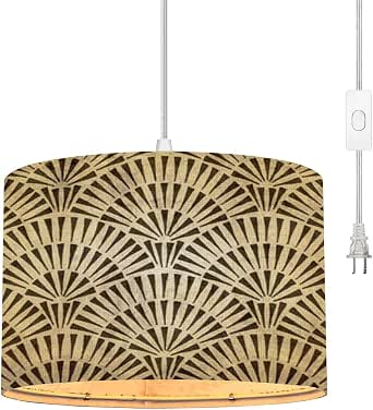WYLZ0123xzan Plug in Pendant Light Decorative Drawn Simple Sketchy ...