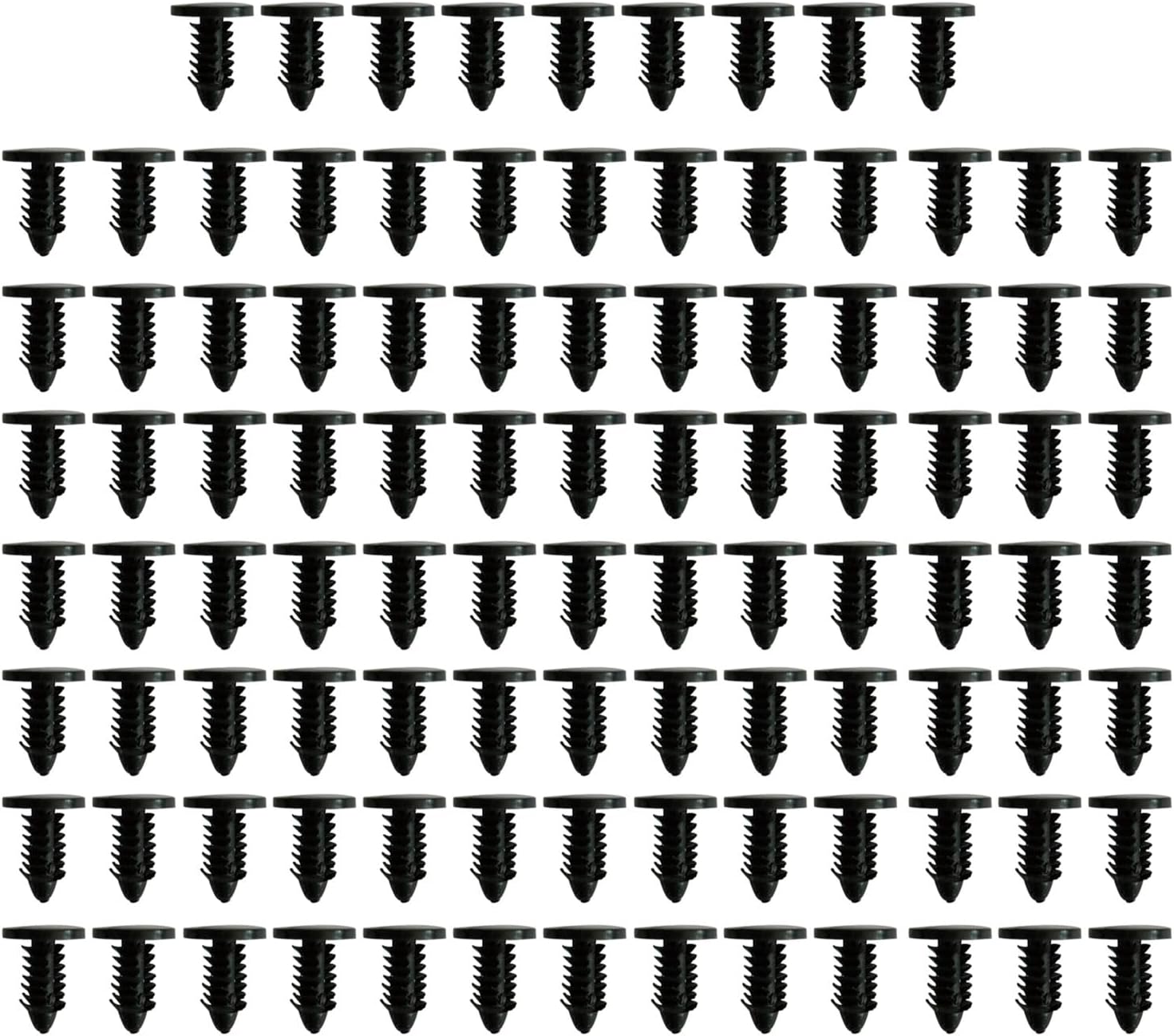 Amazon.com: XUYUH 100 Pieces Plastic Rivets Push Pins Rivet Fasteners ...