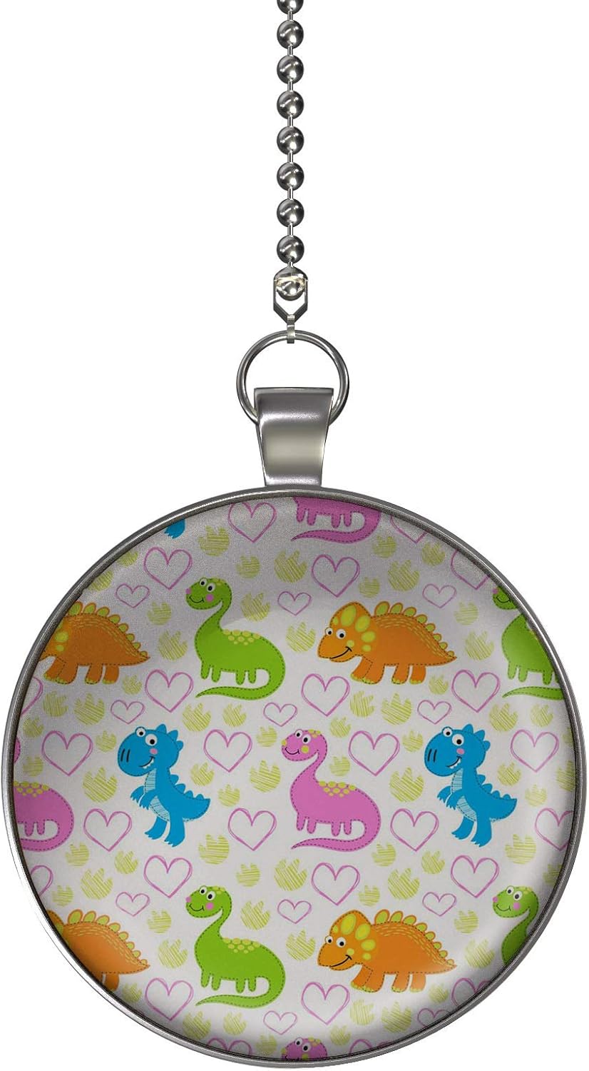 Amazon.com: Gotham Decor Dinosaur Hearts Dinosaur Ceiling Fan and Light ...