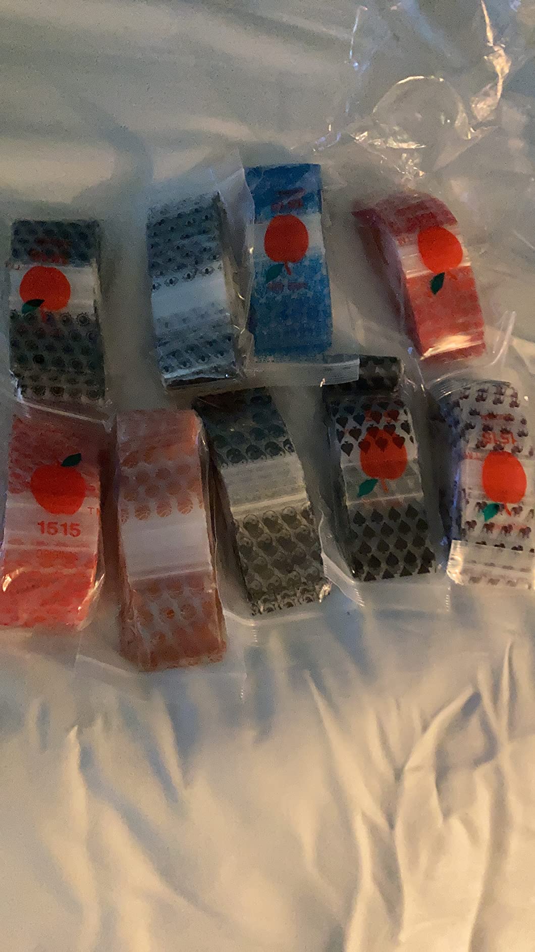 $3/mo - Finance Mini Zip Lock Baggies 1 1/2" x 1 1/2" Colored with ...