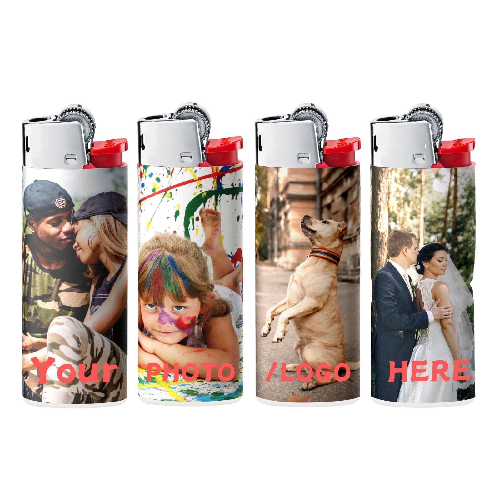 Amazon.com: Reusable Up to 3 Times Custom Photo Lighter PVC Film Wraps ...