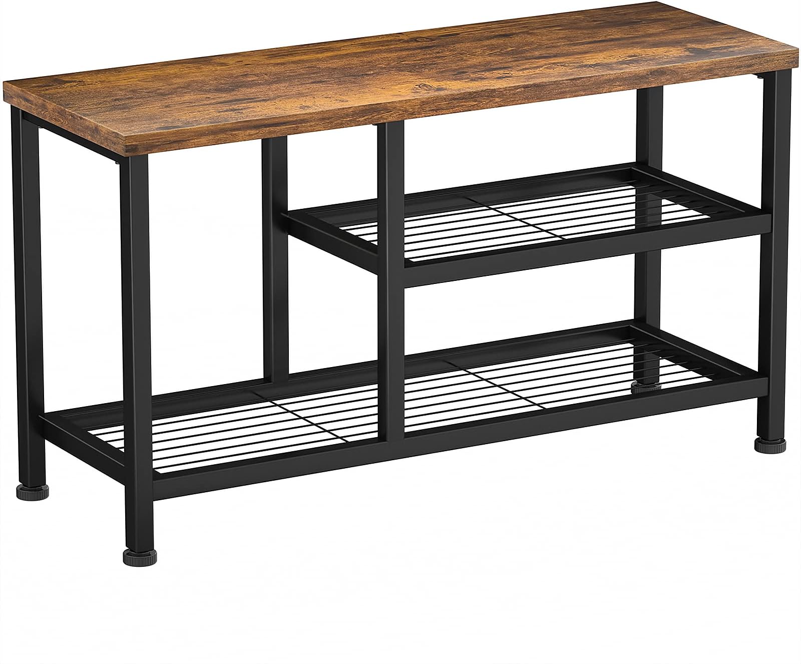 Amazon.com: Karcog Industrial Shoe Bench with Storage Shelf, 3-Tier ...
