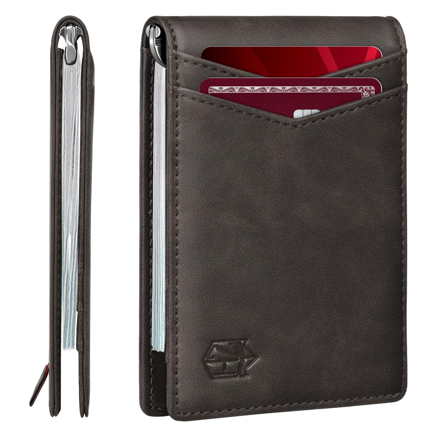 Amazon.com: Zitahli Wallet for Men-6 Slots ID Window-Mens Wallets-Slim ...