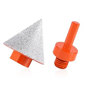 Diamond Beveling Chamfer Bits, 2in Diamond Cone Tile Bit Enlarging ...