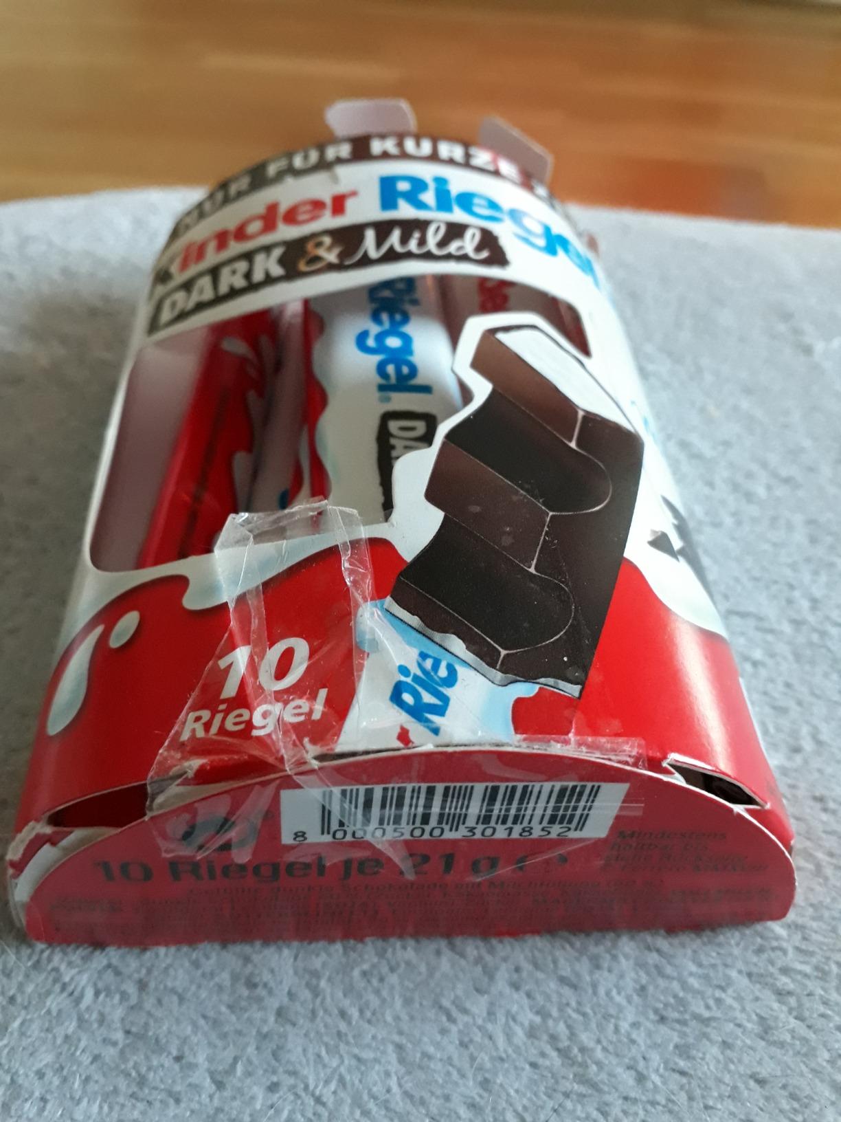 Kinder Riegel Dark & Mild 10er (1 x 210g Multipack) : Amazon.de ...