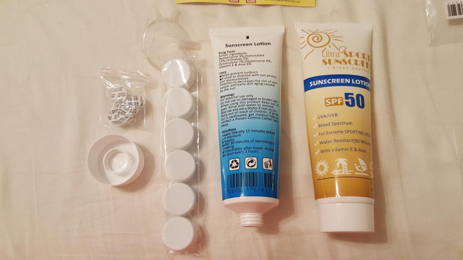 Amazon.com | 9.7oz Hidden Alcohol Sunscreen Flask - Conceal Your ...