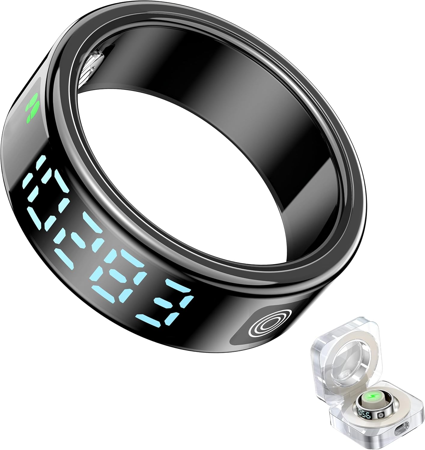 Amazon.com: smart ring with led display – activity & fitness tracker ...