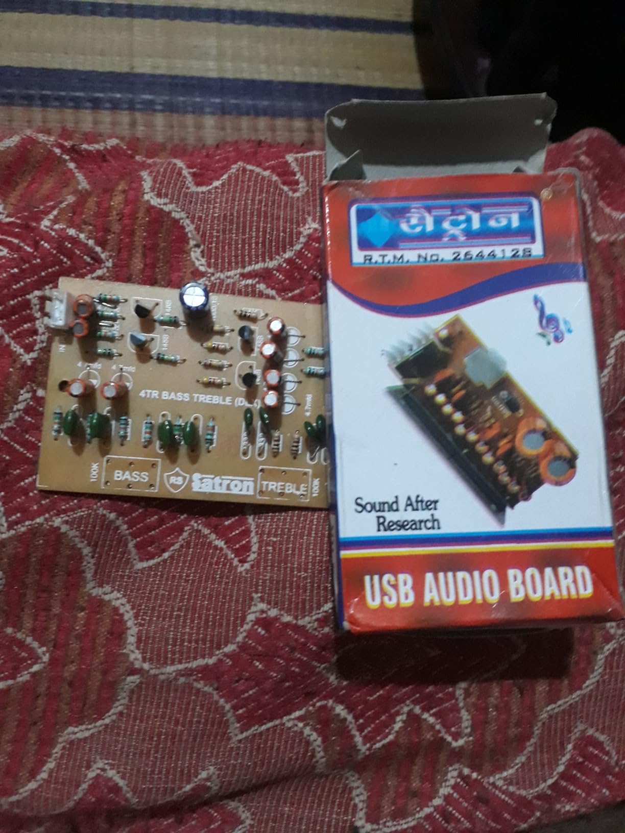 Electronic Spices 12v Dc 4 TR Dual Channel Bass and Treble Controller Circuit Board : Amazon.in ...